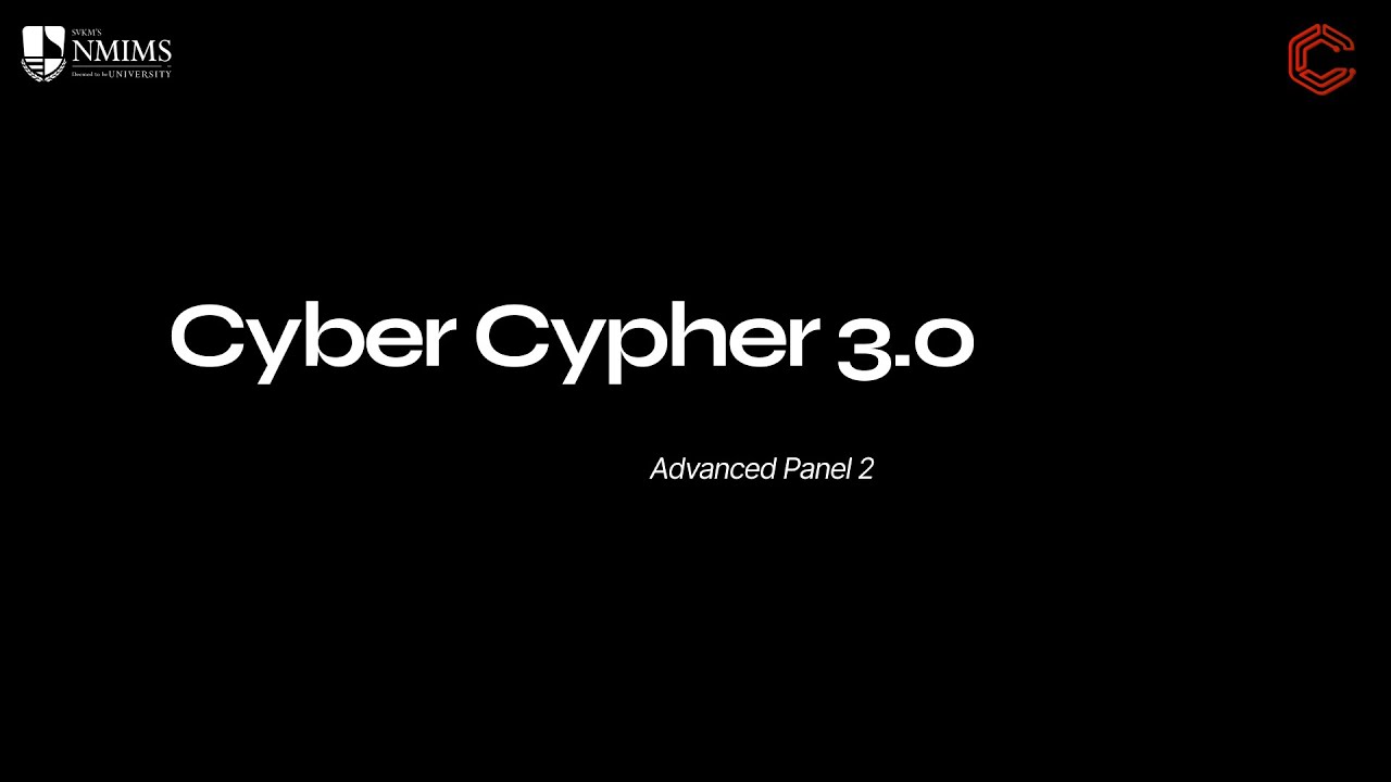 Cyber Cypher | Advanced Panel 2 - YouTube