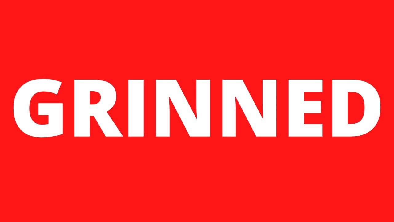 How to pronounce GRINNED - YouTube