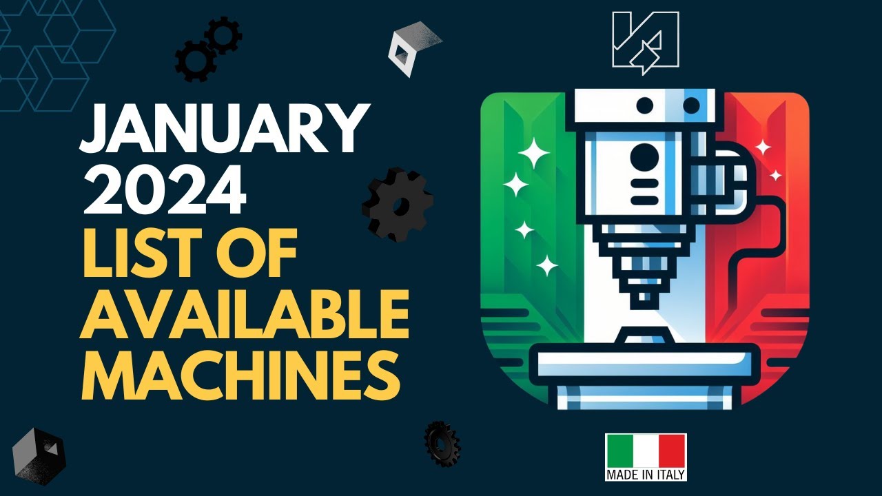 JANUARY 2024 | LIST OF AVAILABLE NEW & USED MACHINES - YouTube