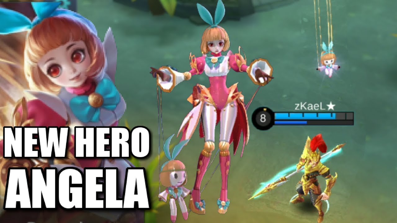 NEW HERO ANGELA ANIMATION AND SKILLS EXPLANATION - YouTube