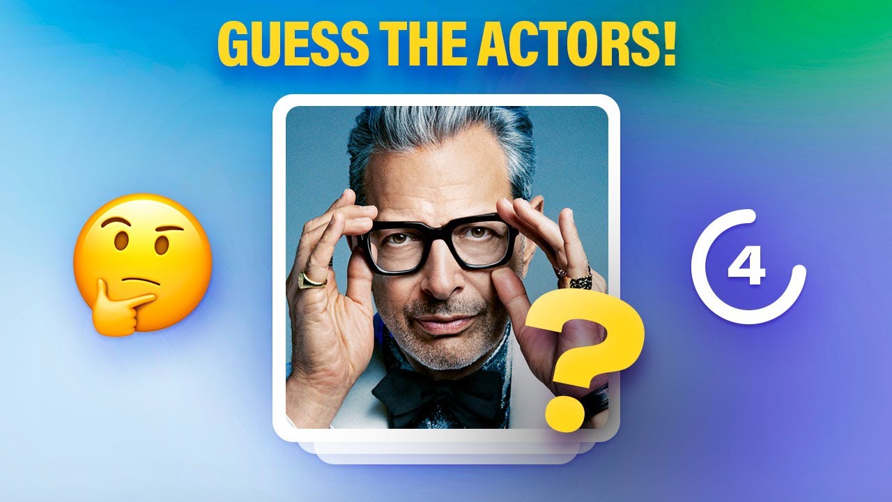 Guess the Actor | Top Actors in the world | How many do you know ...