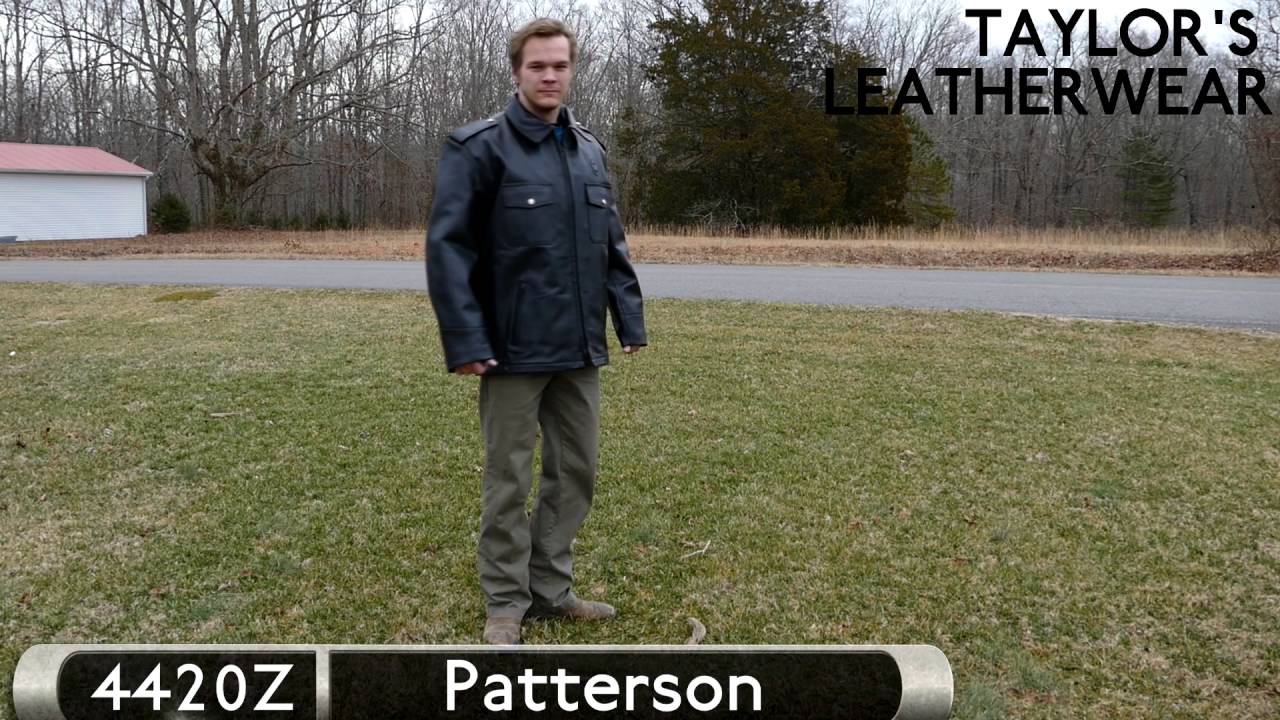 4420Z Patterson Leather Jacket - YouTube