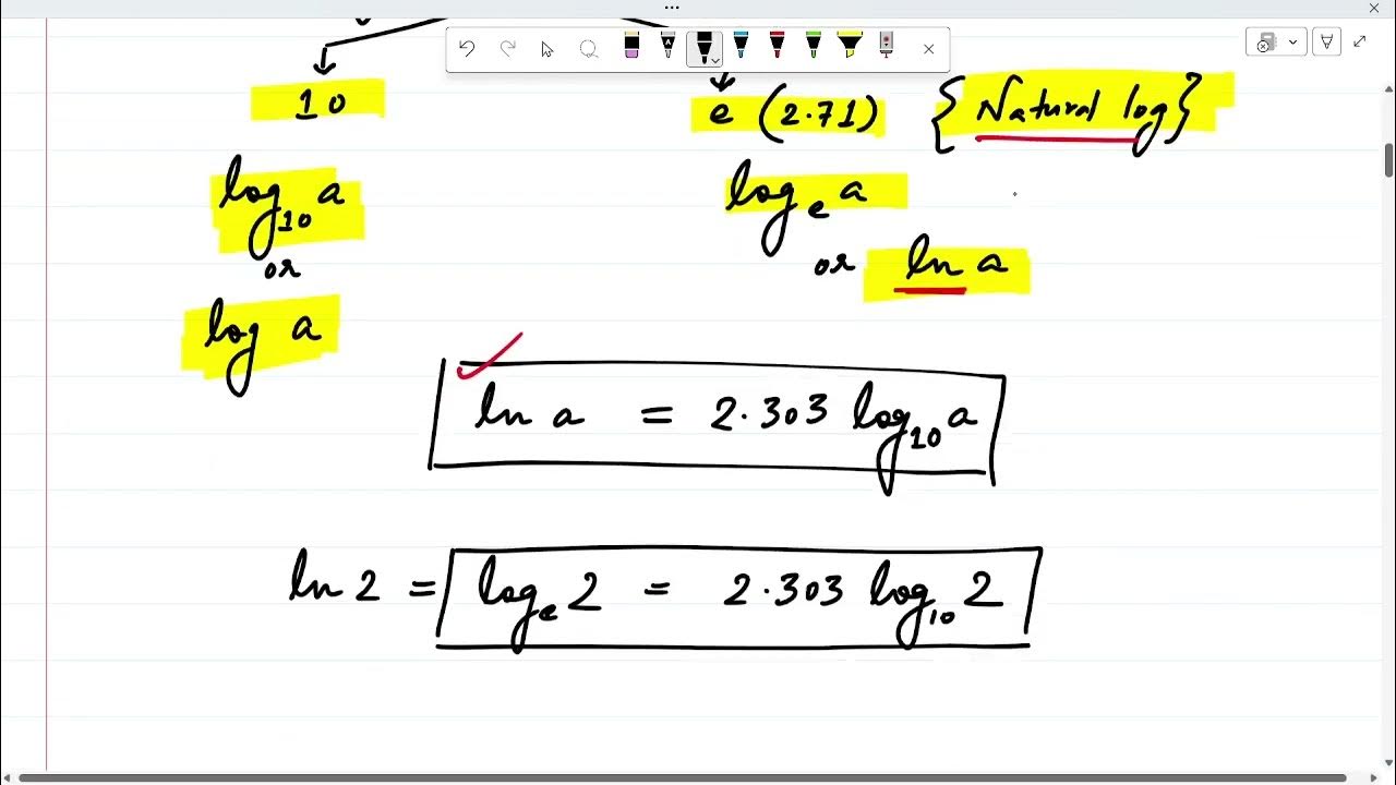 Logarithm And Antilogarithm Jee Mains Jee Advanced Chemistry Class 12th Youtube