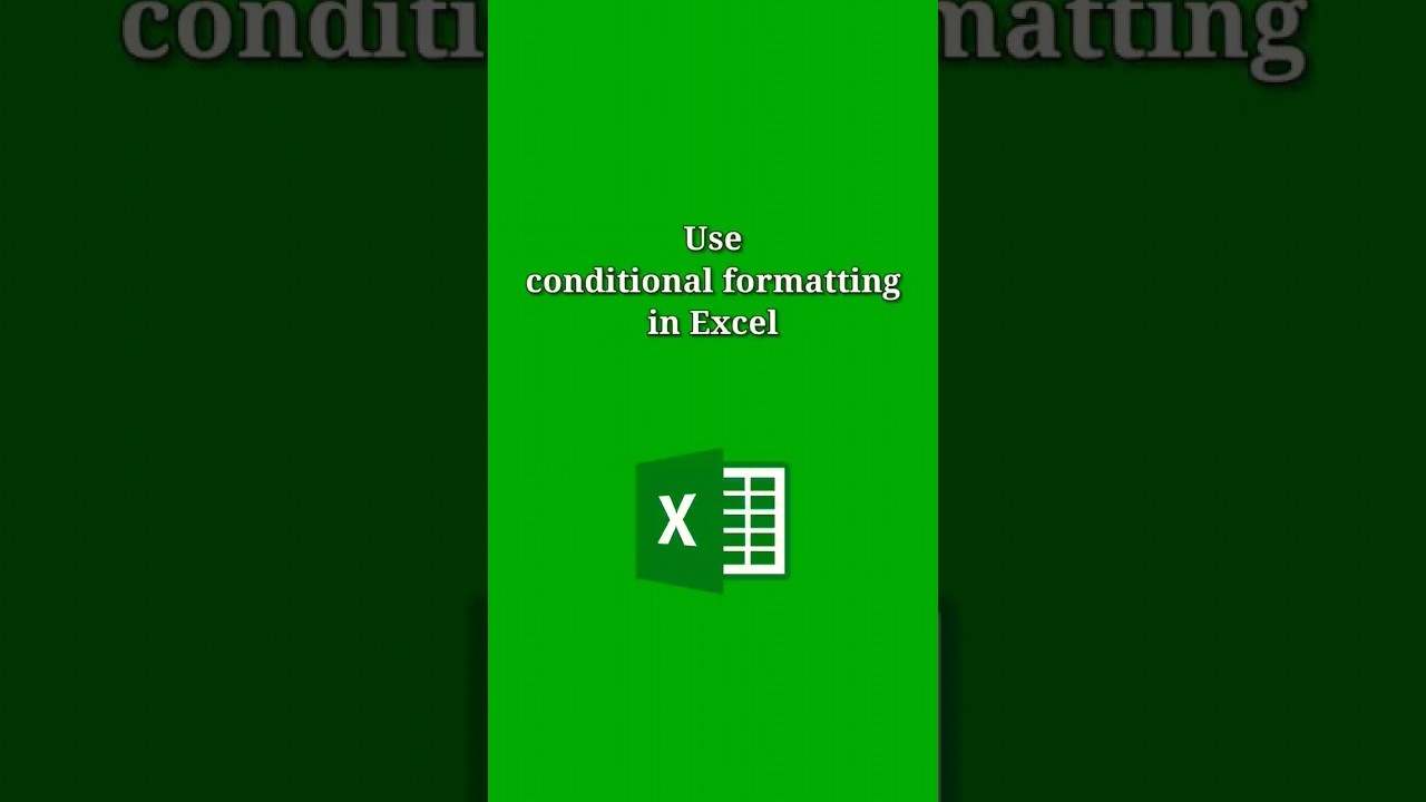 Use Conditional Formatting In Excel excel shortsfeed shorts YouTube Use Conditional Formatting In Excel excel shortsfeed shorts YouTube