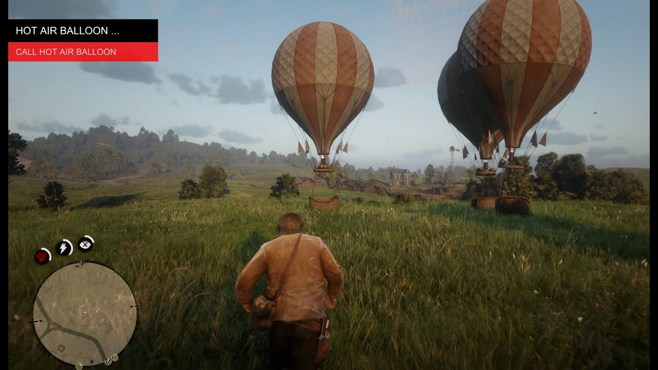 Red Dead Redemption 2 PC - Hot Air Balloon - YouTube