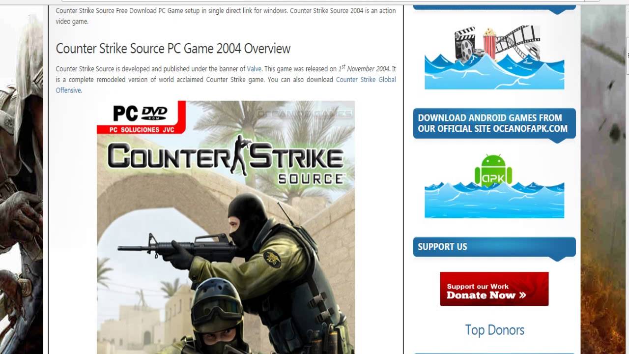 how to download counter strike source non steam (not by torrent) - YouTube