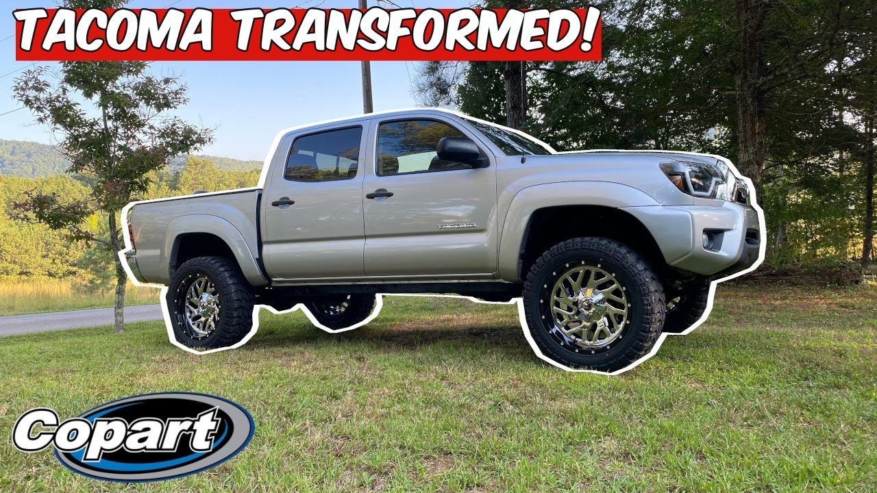 WRECKED Tacoma TRANSFORMED - Rebuild from Copart | SILVER STREAK | Part ...