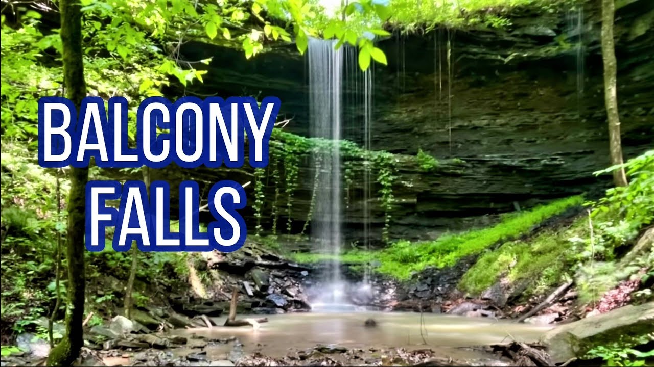 Balcony Falls, Near Long Pool - #waterfallsinarkansas - YouTube