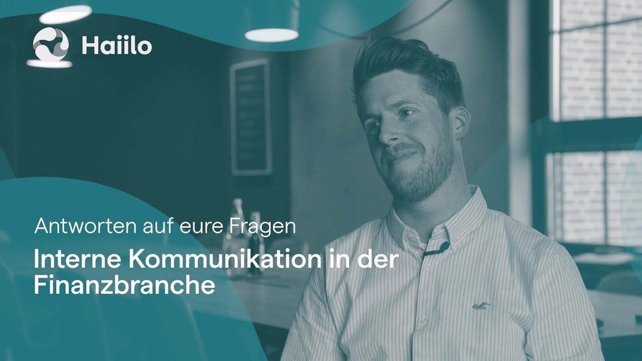 FAQ | Haiilo Home als Social intranet für die Finanzbranche - YouTube