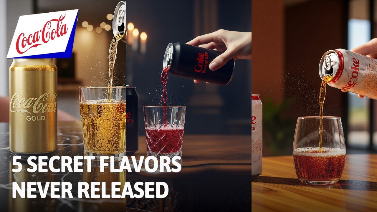 5 Secret Coca Cola Flavors That Never Launched - YouTube