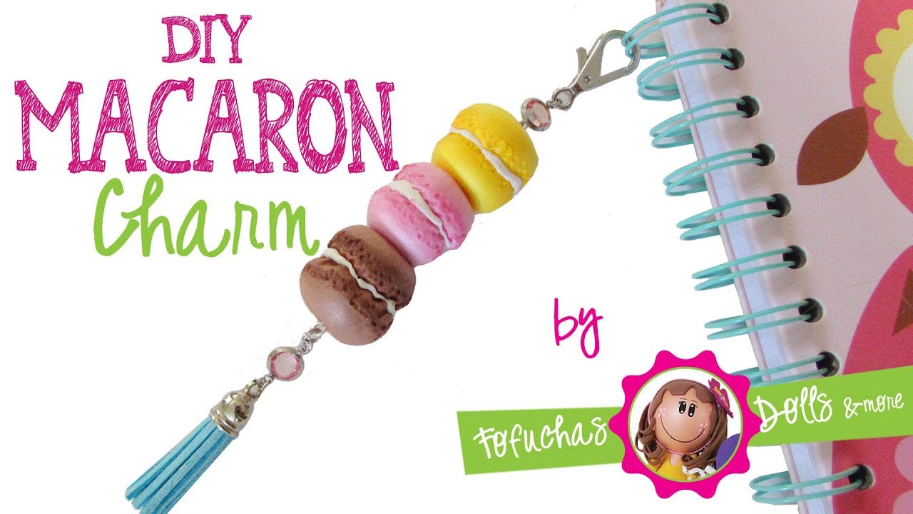 DIY Easy Macaron charm craft - Fun Foam Craft - YouTube