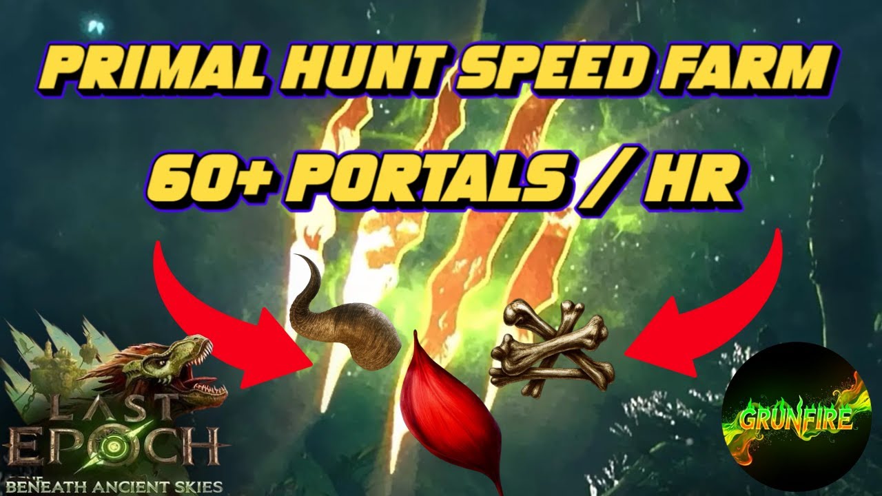 60+ Beast Portals/Hour! Fast Ancient Bones Farm Last Epoch S3 Guide ...