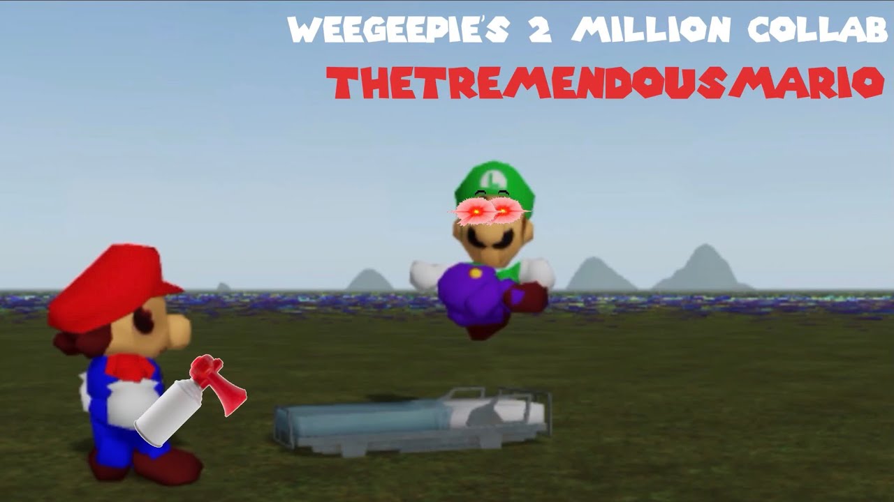 Mario pranks Luigi (Weegeepie's 2 Million Collab) - YouTube