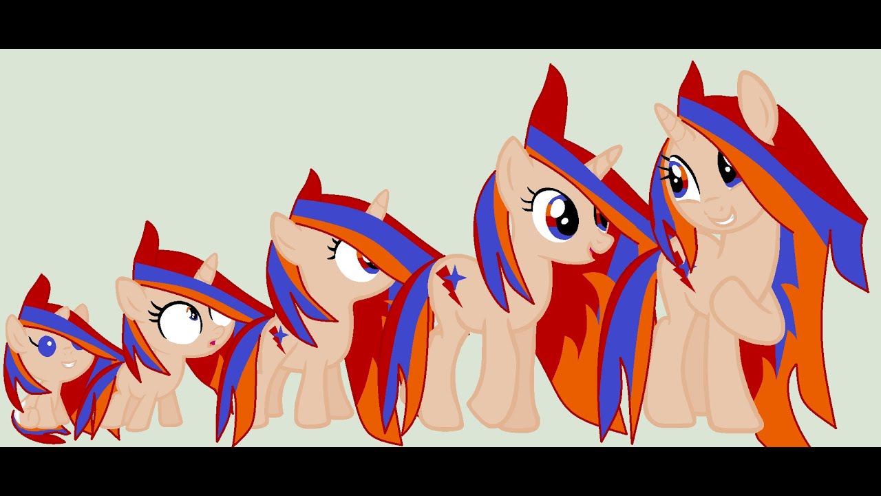 MLP [Next Gen] Light Swirl Star Age Progression!! (SpeedPaint) - YouTube