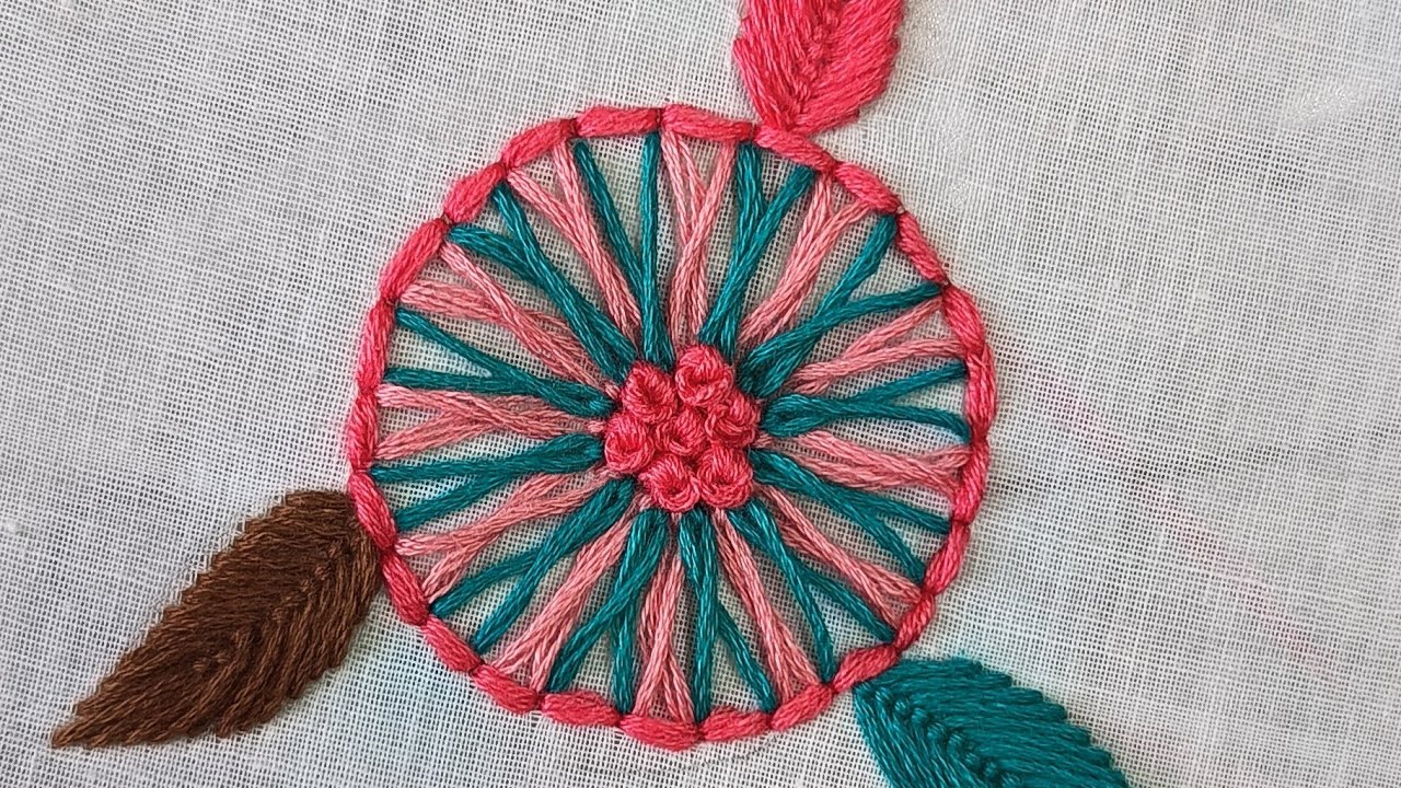 Beautiful flower design|latest hand embroidery|latest kadhai design ...
