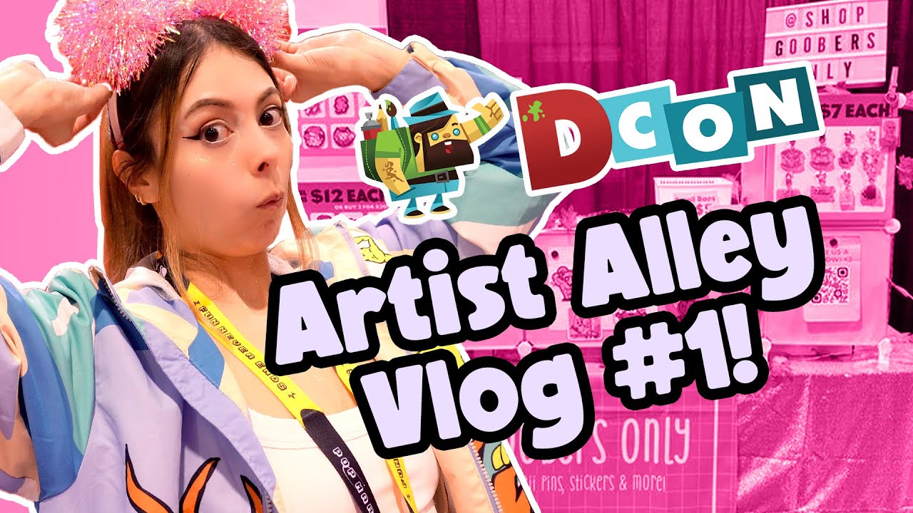 Designercon 2022 - ARTIST ALLEY FIRST EVER VLOG!!! - YouTube