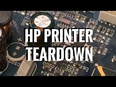 HP PSC1410 Printer Teardown - YouTube