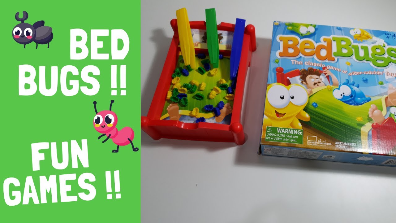 Bed Bugs Games Challenge Toys Kids Father and Kids ! - YouTube
