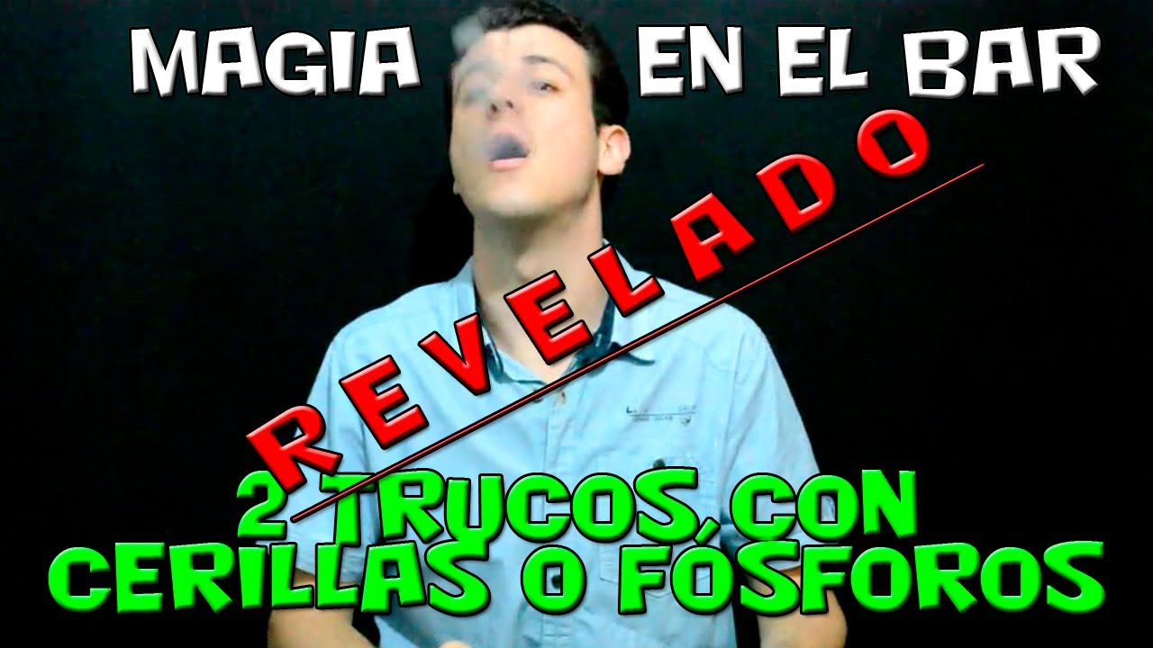 2 trucos con cerillas o fósforos fáciles (magia revelada) - YouTube