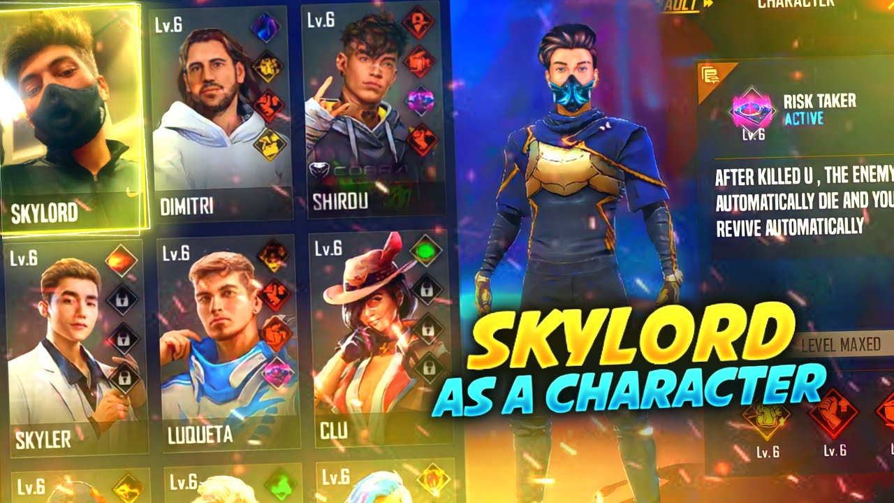 @Skylord69 Skylord as a character of Garena free fire || Itz lio ...