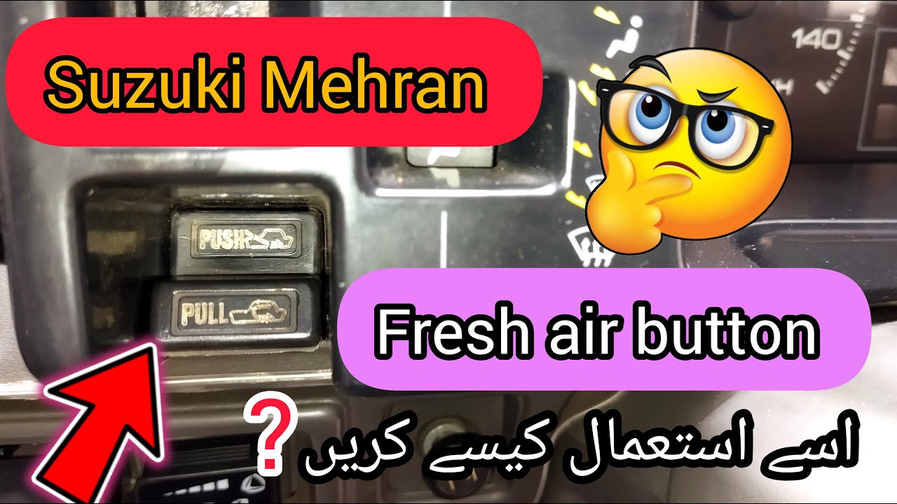 how to usd fresh air button|Suzuki Mehran tips 🔥 - YouTube