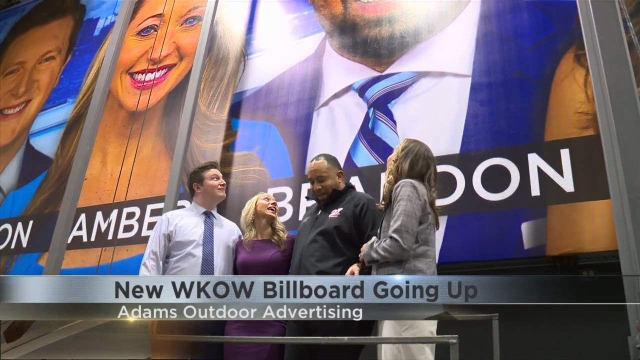 New WKOW billboard coming up - YouTube