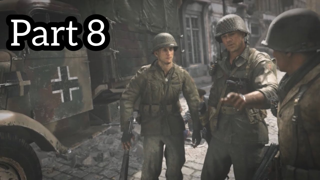 Call Of Duty WW2 Walkthrough Part 8 - “Collateral Damage” - YouTube