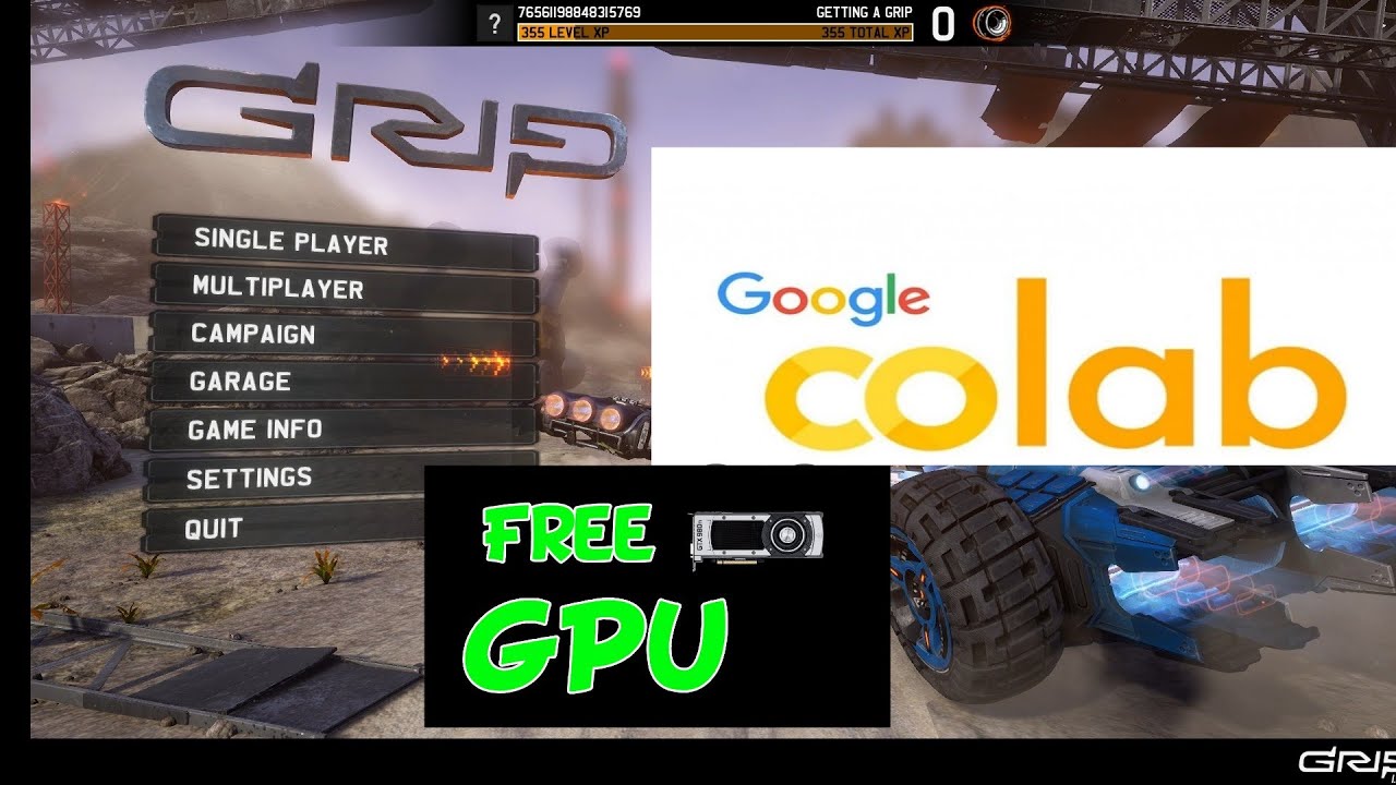 Concept of Free Cloud Gaming Services | Use Google Colab GPU T4 to run ...