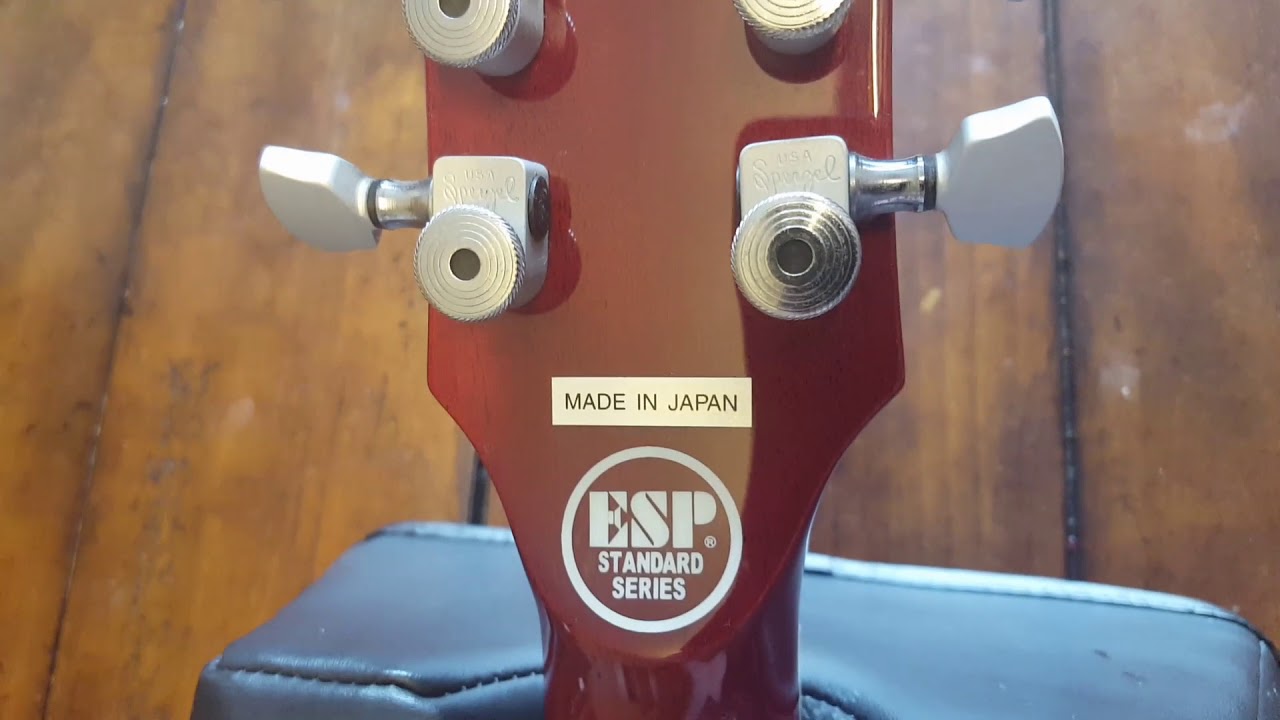 ESP ECLIPSE LES PAUL HOW TO TELL REAL GENUINE GUITAR VS FAKE - YouTube