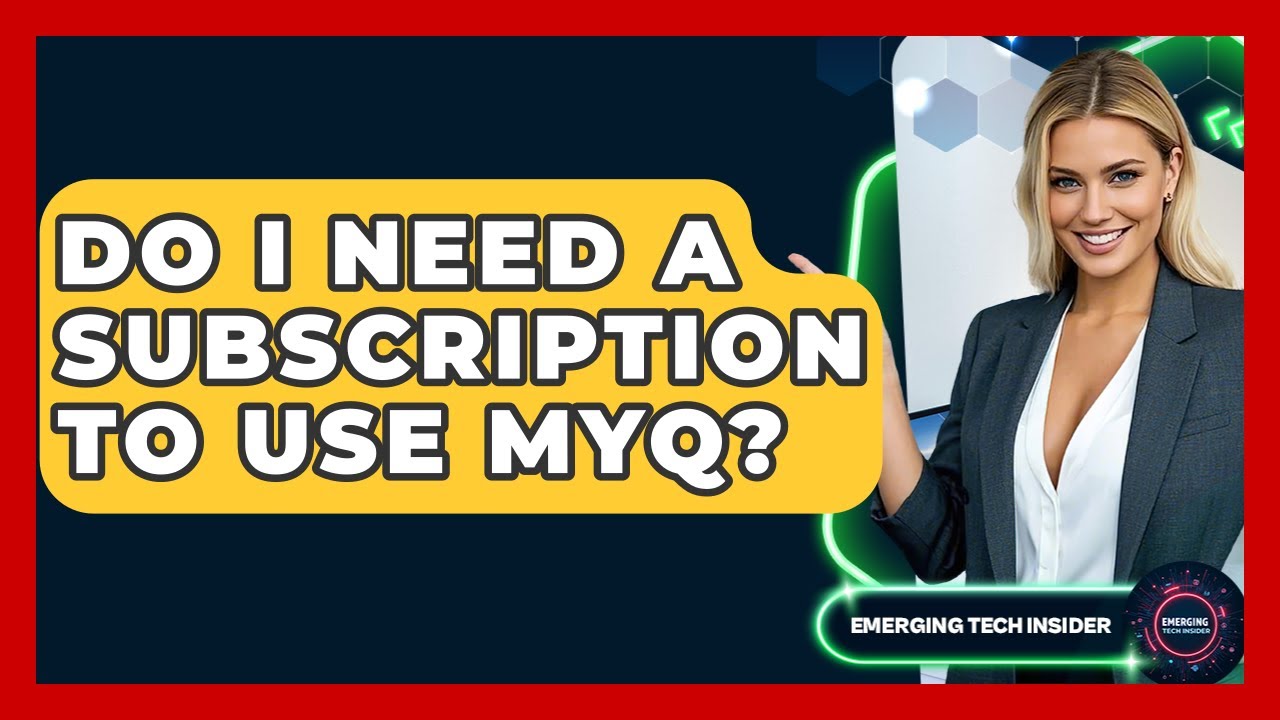 Do I Need A Subscription To Use MyQ? - Emerging Tech Insider - YouTube