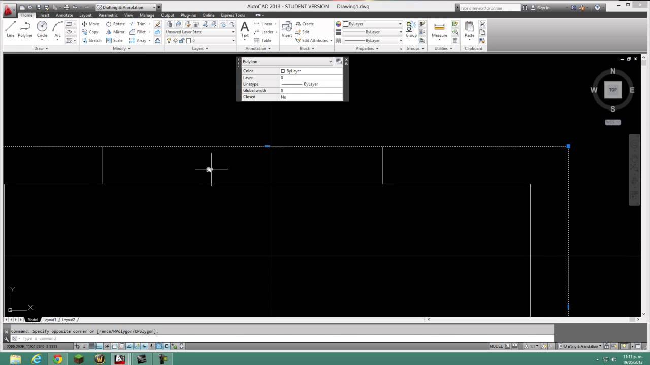 Herramienta Break at point - AutoCAD 2013 ingles - YouTube