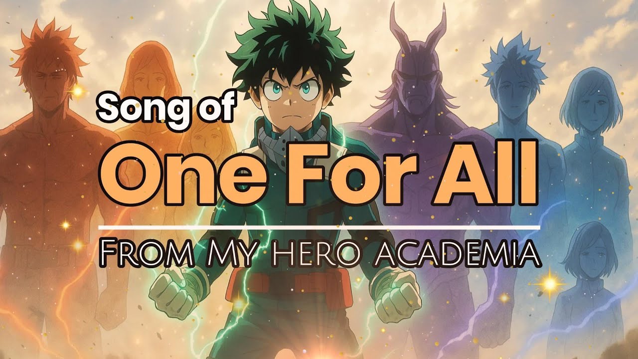 “One For All” — An Original My Hero Academia Theme Song | Tribute to ...