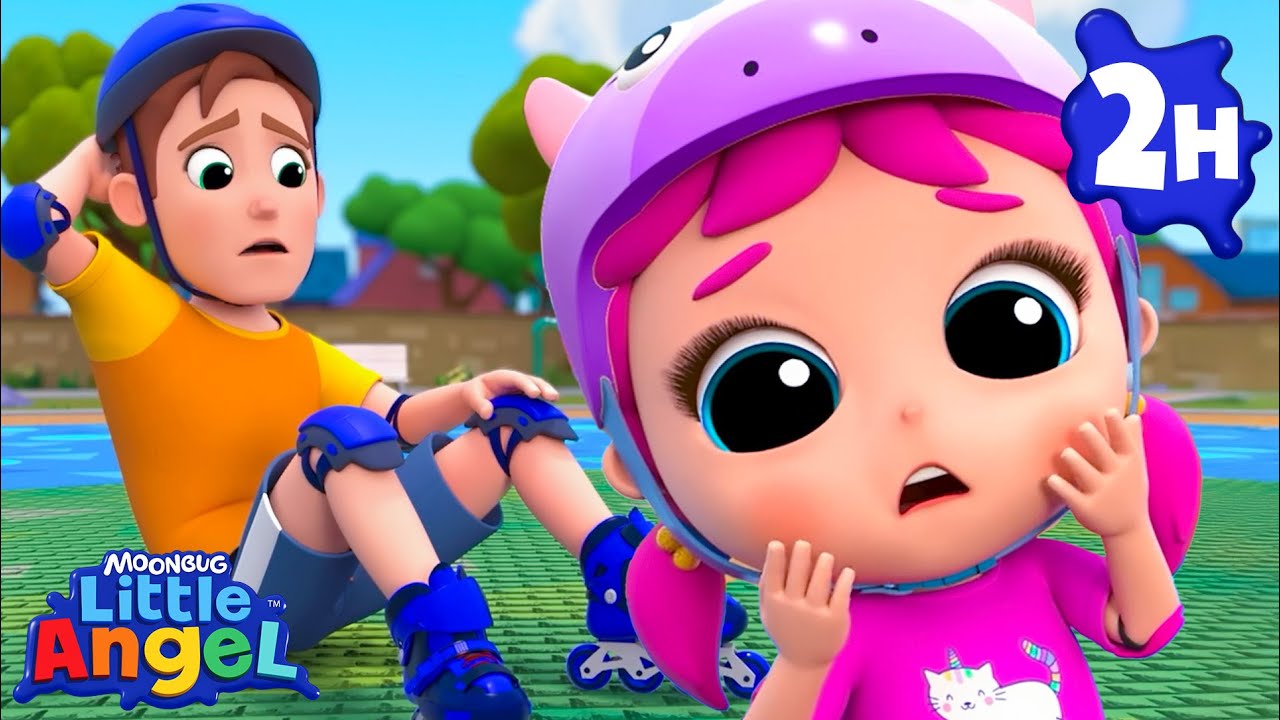 Oopsie! 🤭🛼 Clumsy Daddy Falls Down! | Jill's Playtime | Little Angel ...