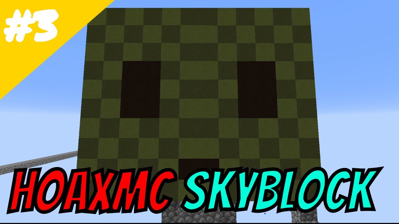 HoaxMC Skyblock EP 3 - The CREEPER Spawner - YouTube