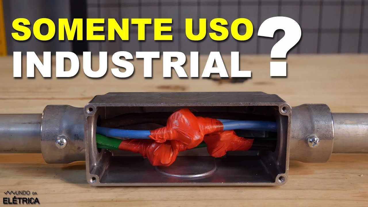 Instalao INDUSTRIAL, veja os CONDULETES que so OBRIGATRIOS na infra ...