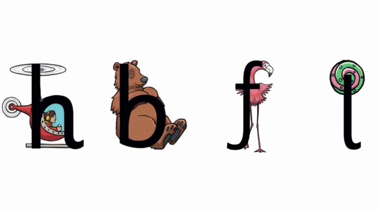 Little Wandle Phonics h b f l - YouTube