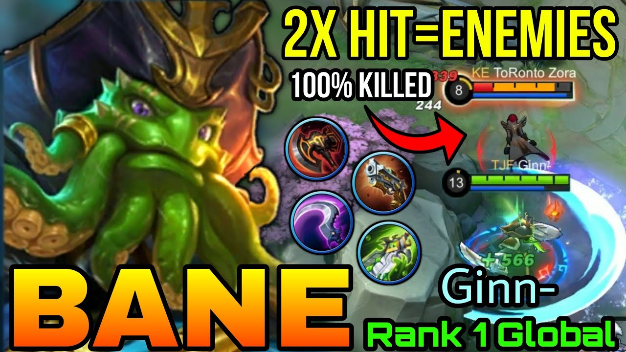 2x Hit Kill Build!! Deadly Bane Deep Sea Monster - Top 1 Global Bane by ...