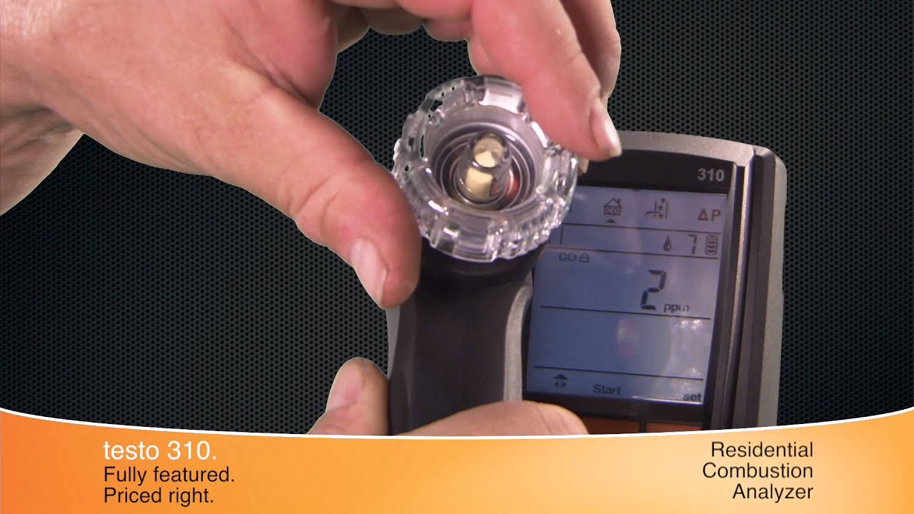 Testo 310 Residential Combustion Analyzer - YouTube