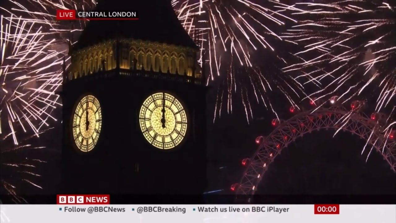 BBC News Channel top of the hour intro and Live Coverage - New Year ...