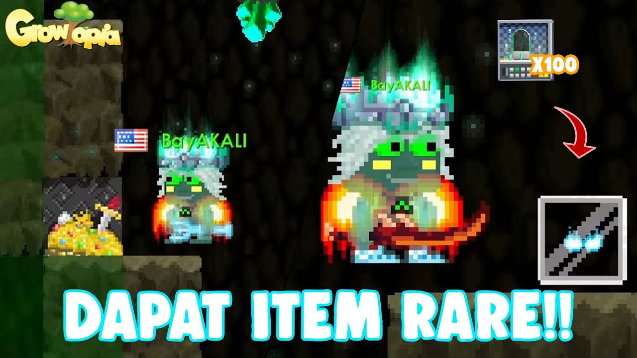 PROFIT BANGET!! GACHA 100 CAVE BLAST DI GROWTOPIA - YouTube