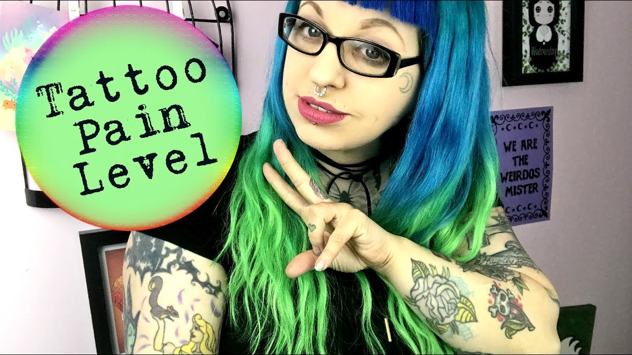 My Tattoos Pain Level 😖 // Emily Boo - YouTube