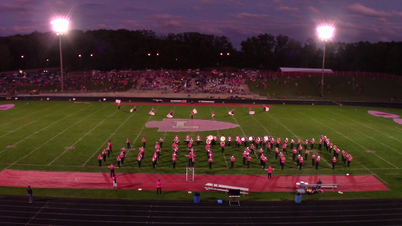 Lowell Red Arrow Marching Band - Half Time Show - Pink Arrow - YouTube