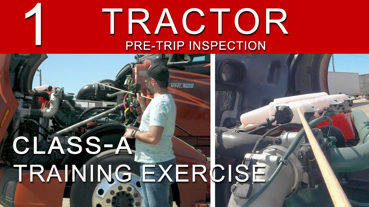 PASS Your Class A CDL Pre Trip Inspection EXAM With Ease (TRACTOR PTI ...