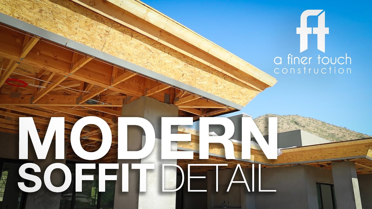 MODERN SOFFIT DETAIL | CANYON MODERN | BRAD LEAVITT | AFT CONSTRUCTION ...