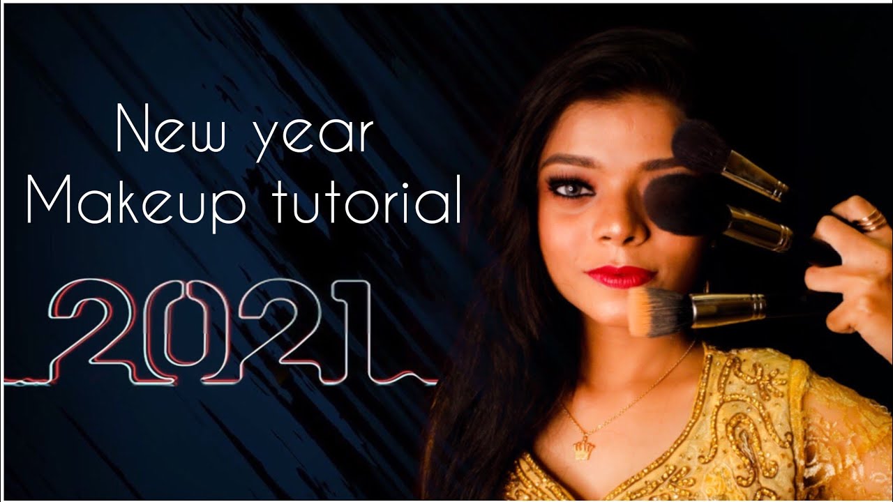 2021 New Year | Glam Makeup look🎊 - YouTube