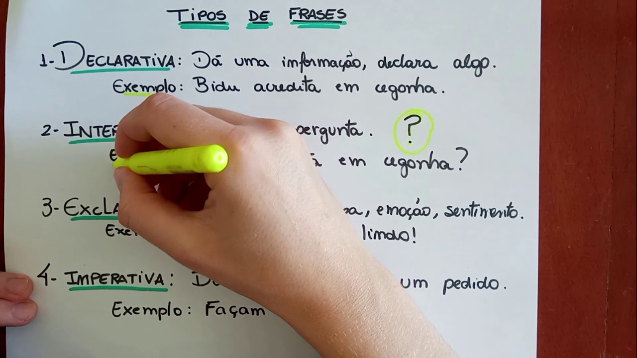 Exemplos De Frases Exclamativas Para Criancas Frase, Oração E