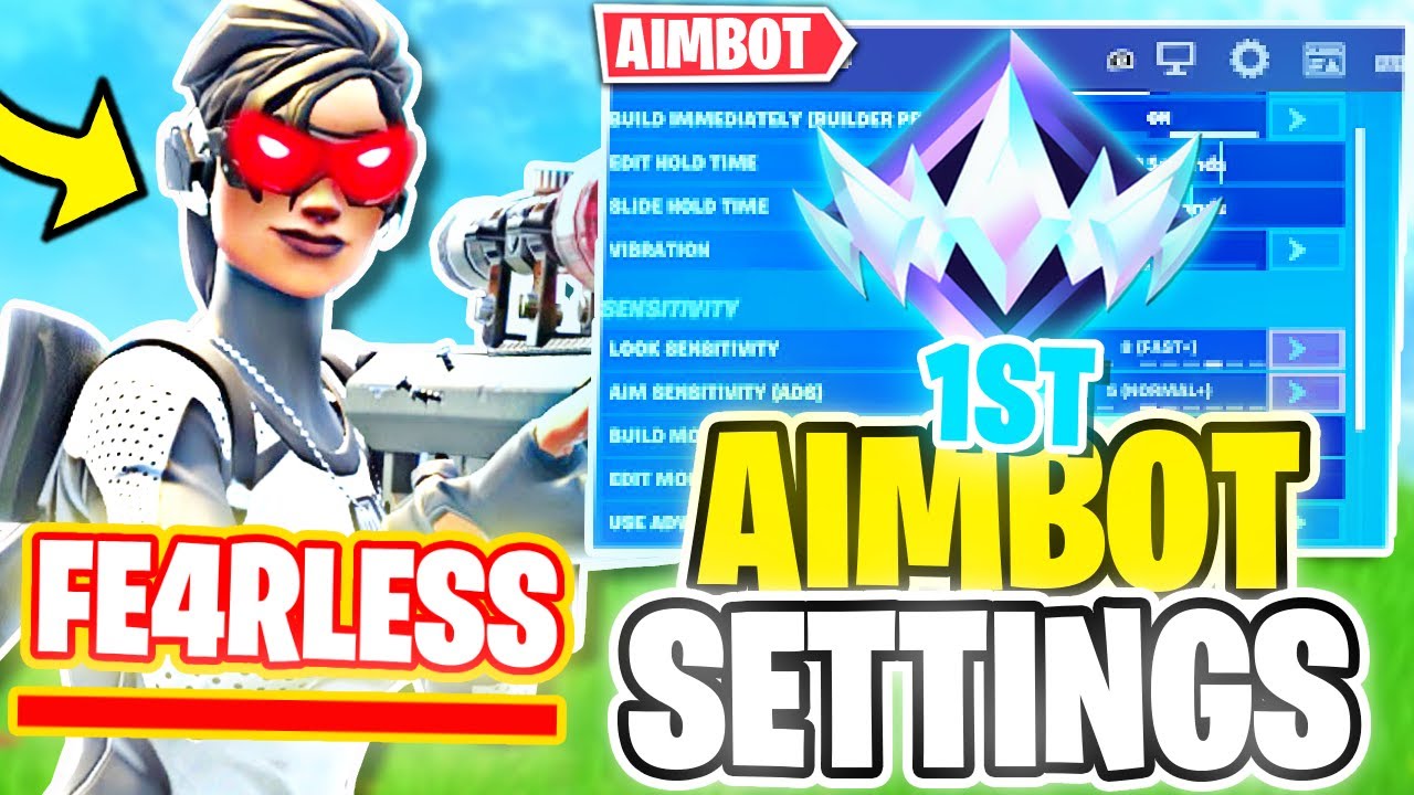 I Copied Fe4RLess Aimbot Settings in Chapter 6... 🎯😱 (Best Settings ...