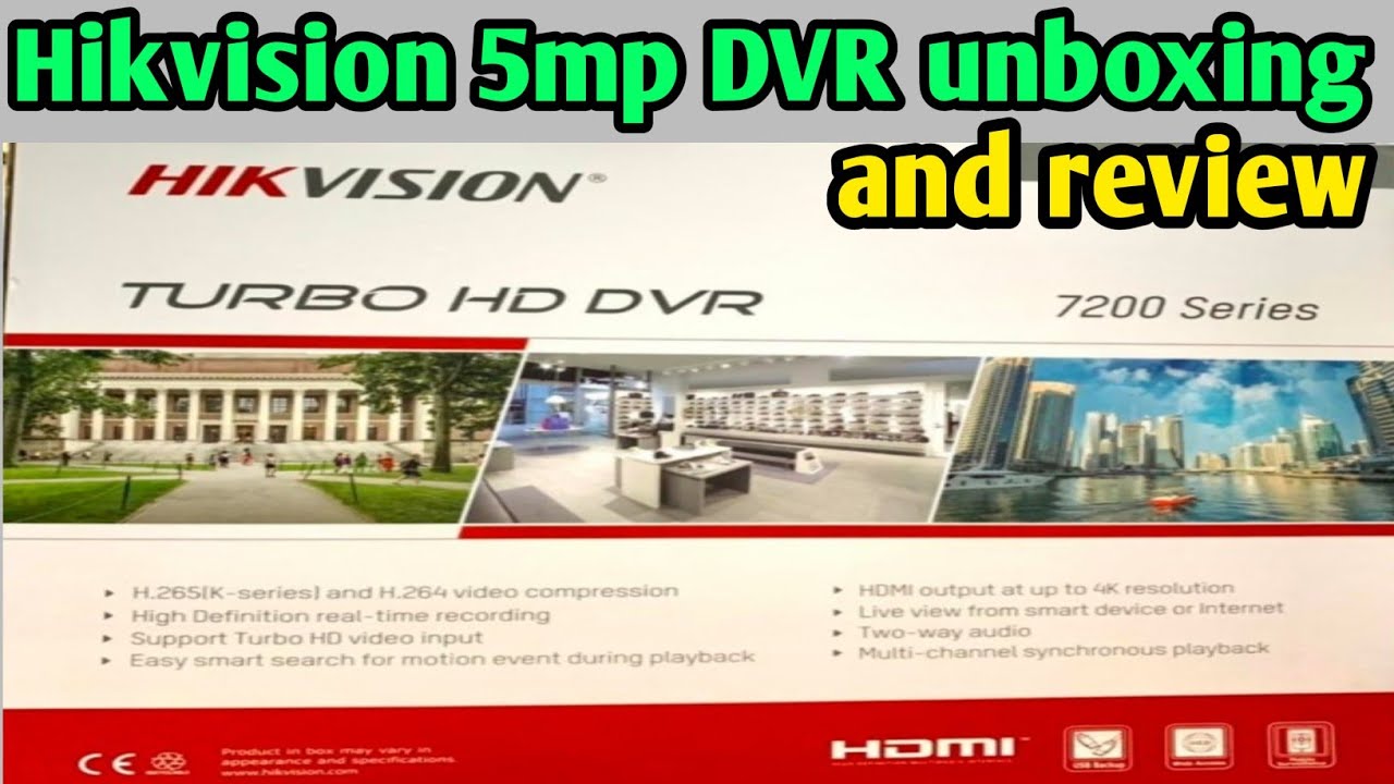 hikvision 5mp dvr unboxing and review || hikvision 5mp dvr unboxing ...