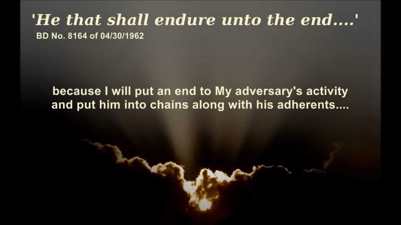 He that shall endure unto the end... - YouTube