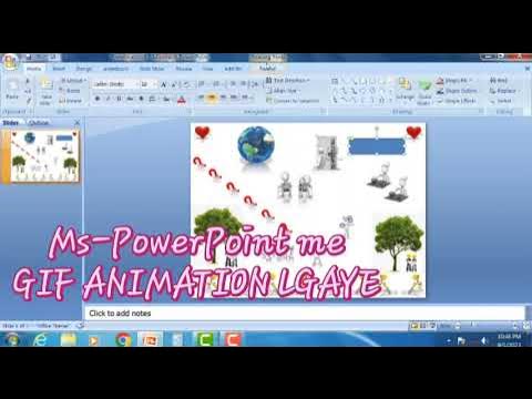 create animated gif in powerpoint | gif animation lagaye in powerpoint ...